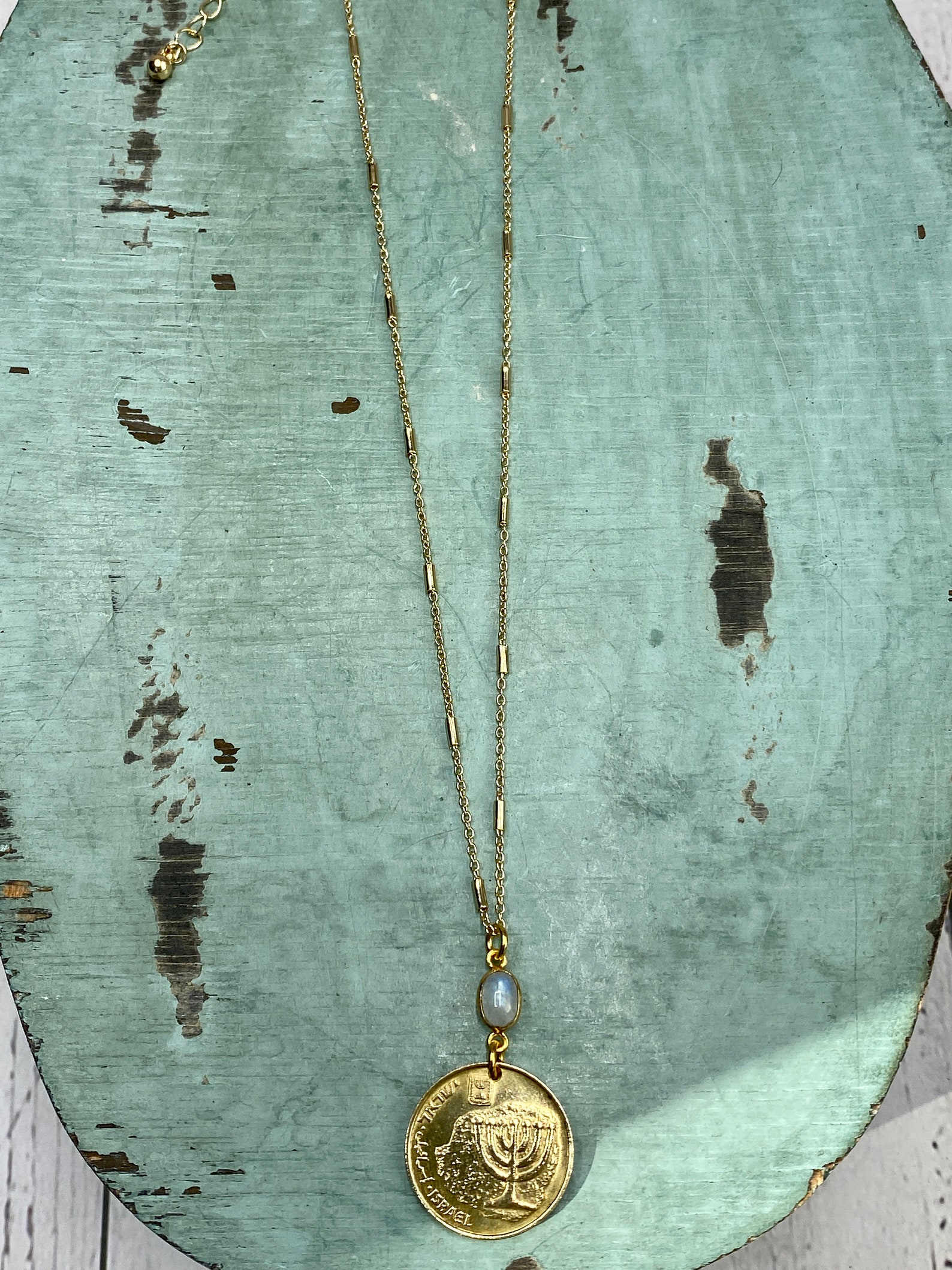 Israel 10 Agorot new Shekel Coin Necklace Pendant. Genuine - Etsy