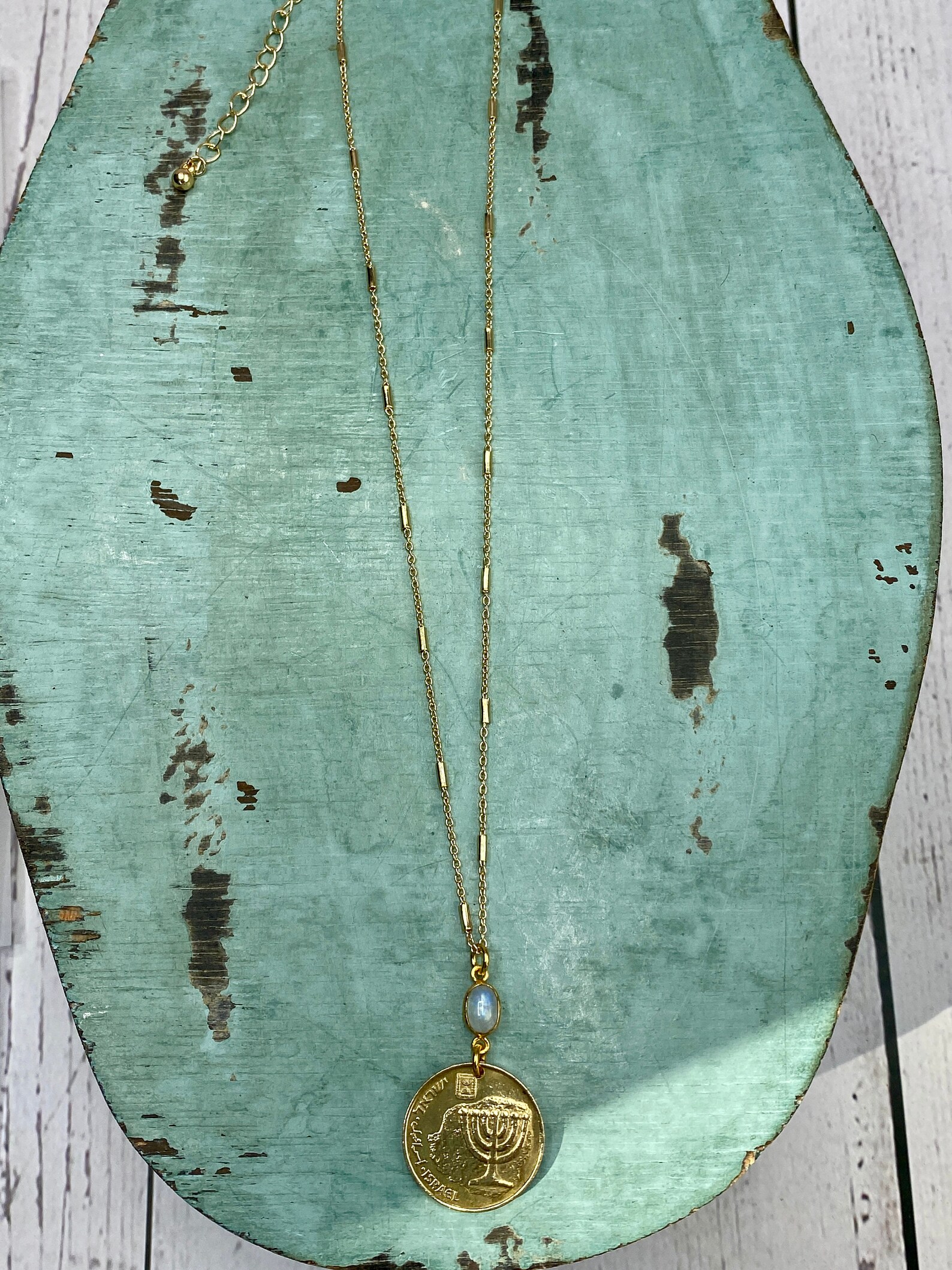 Israel 10 Agorot new Shekel Coin Necklace Pendant. Genuine - Etsy