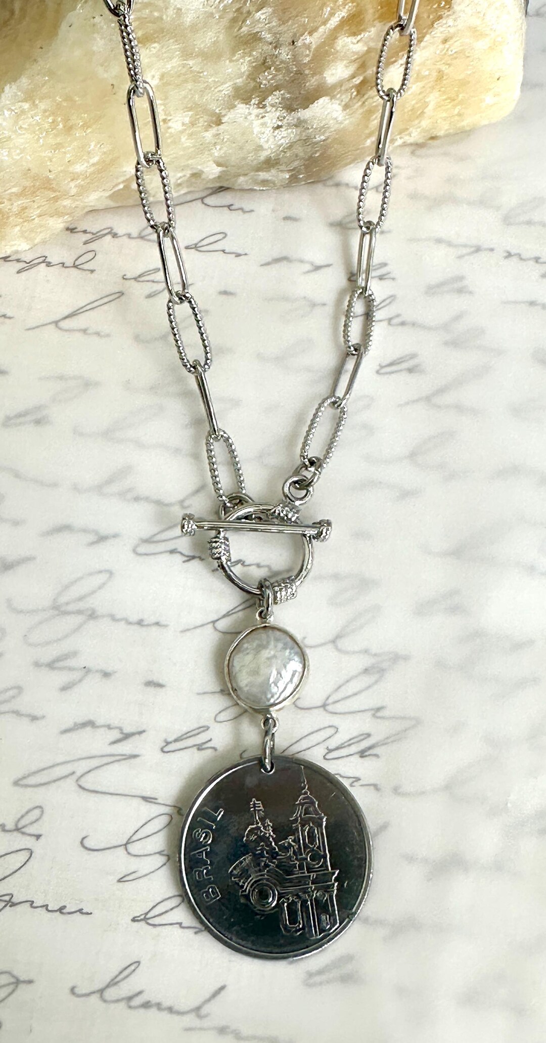 1985 Brazil South America 20 Cruzeiros Coin Necklace Pendant. Choose ...