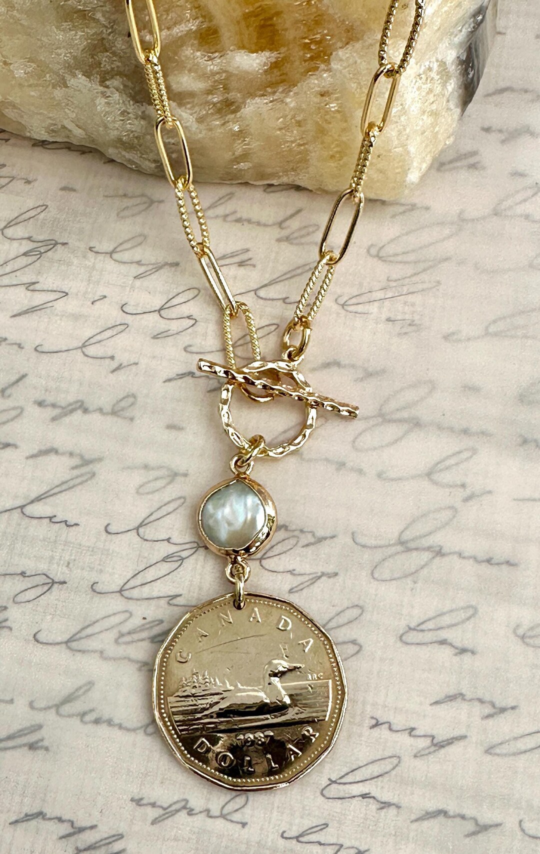 1987 Canada 1 Dollar (loonie) Coin Necklace Pendant. Choose From 3 ...