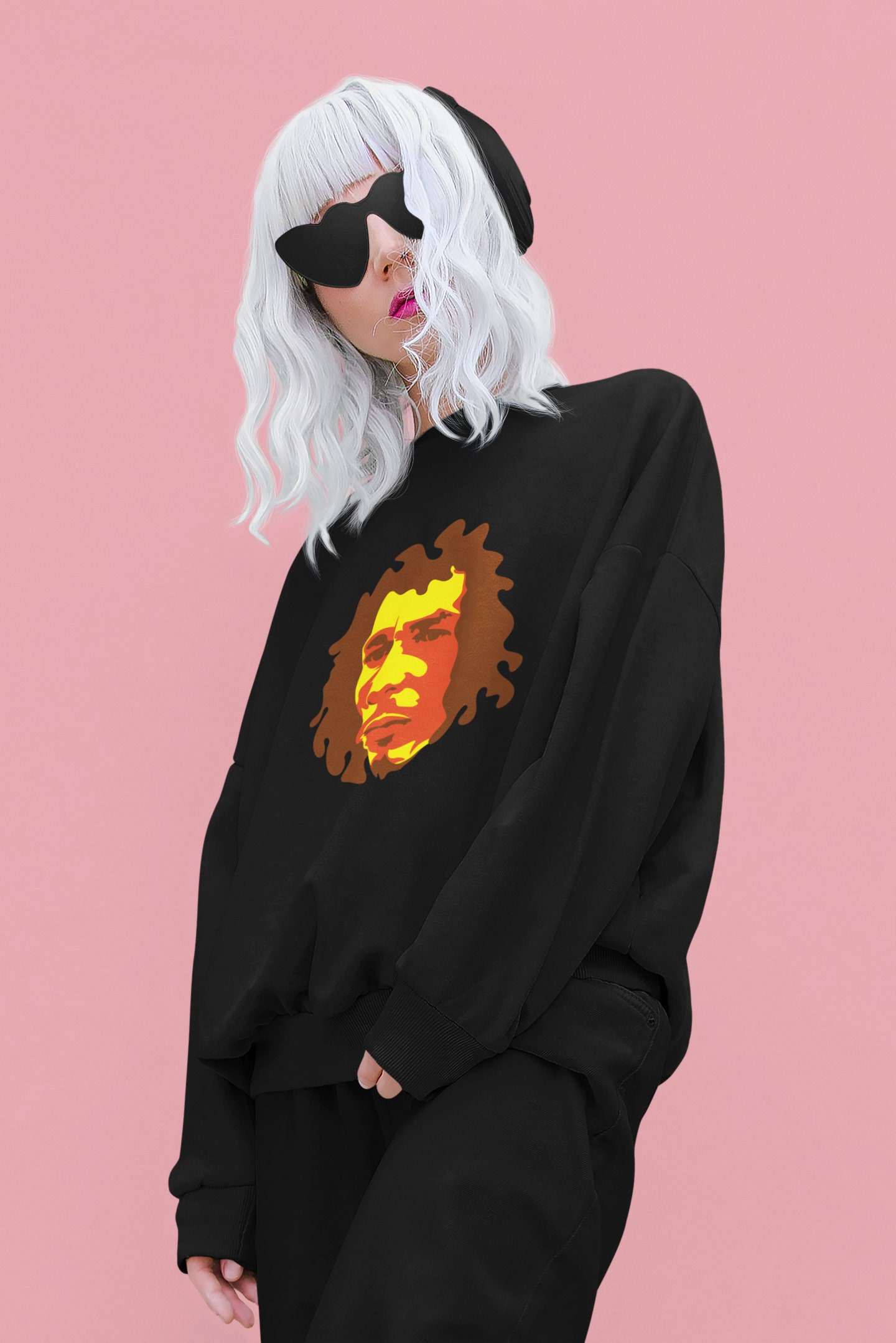 Sudadera Bob Marley sudadera reggae hip hop de los años 90 | Etsy