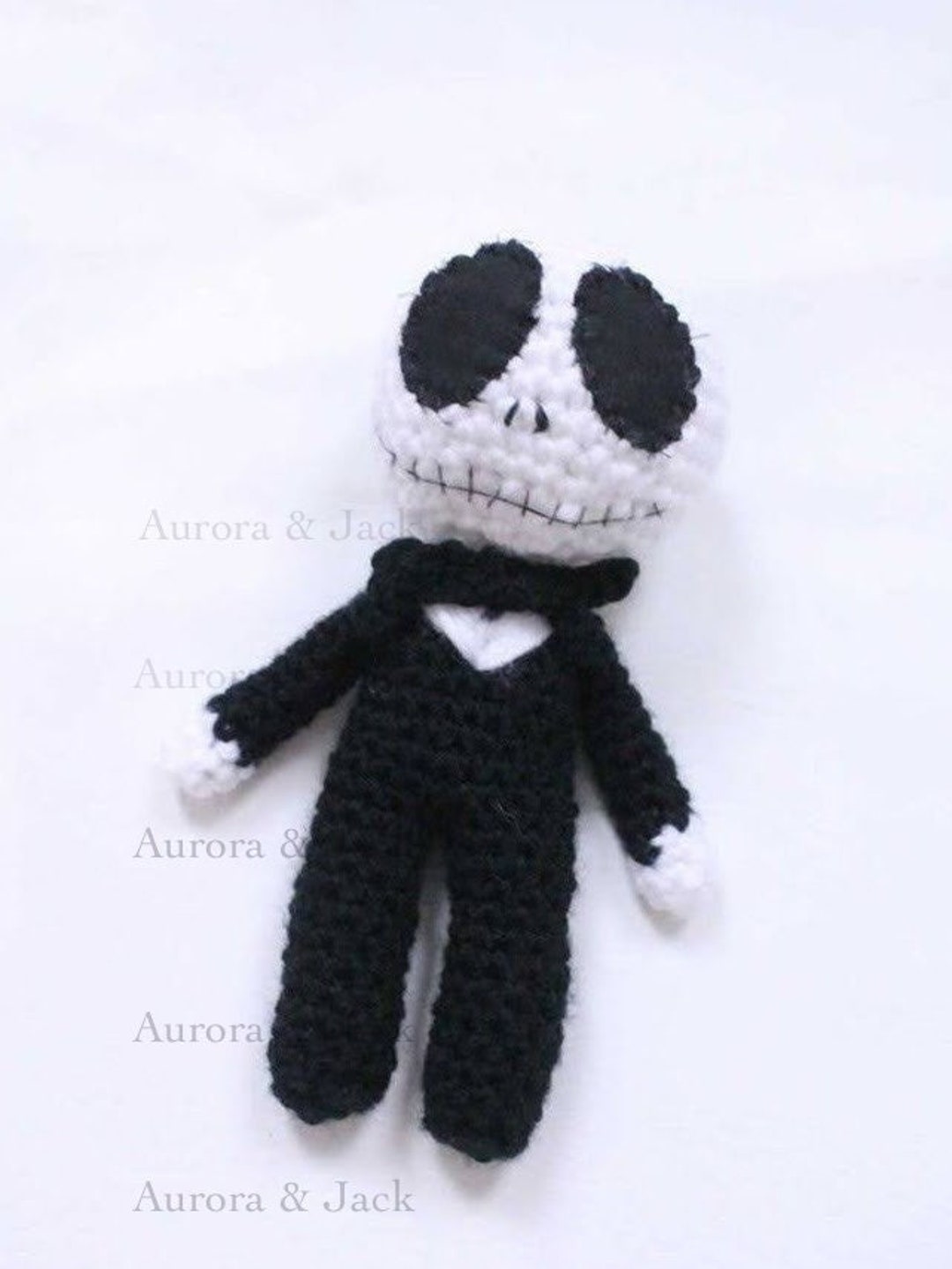 PATTERN / PDF Crochet Jack Skellington Doll Pattern / Handmade - Etsy