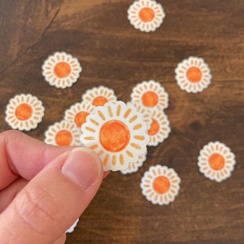 Sun Stickers - Etsy