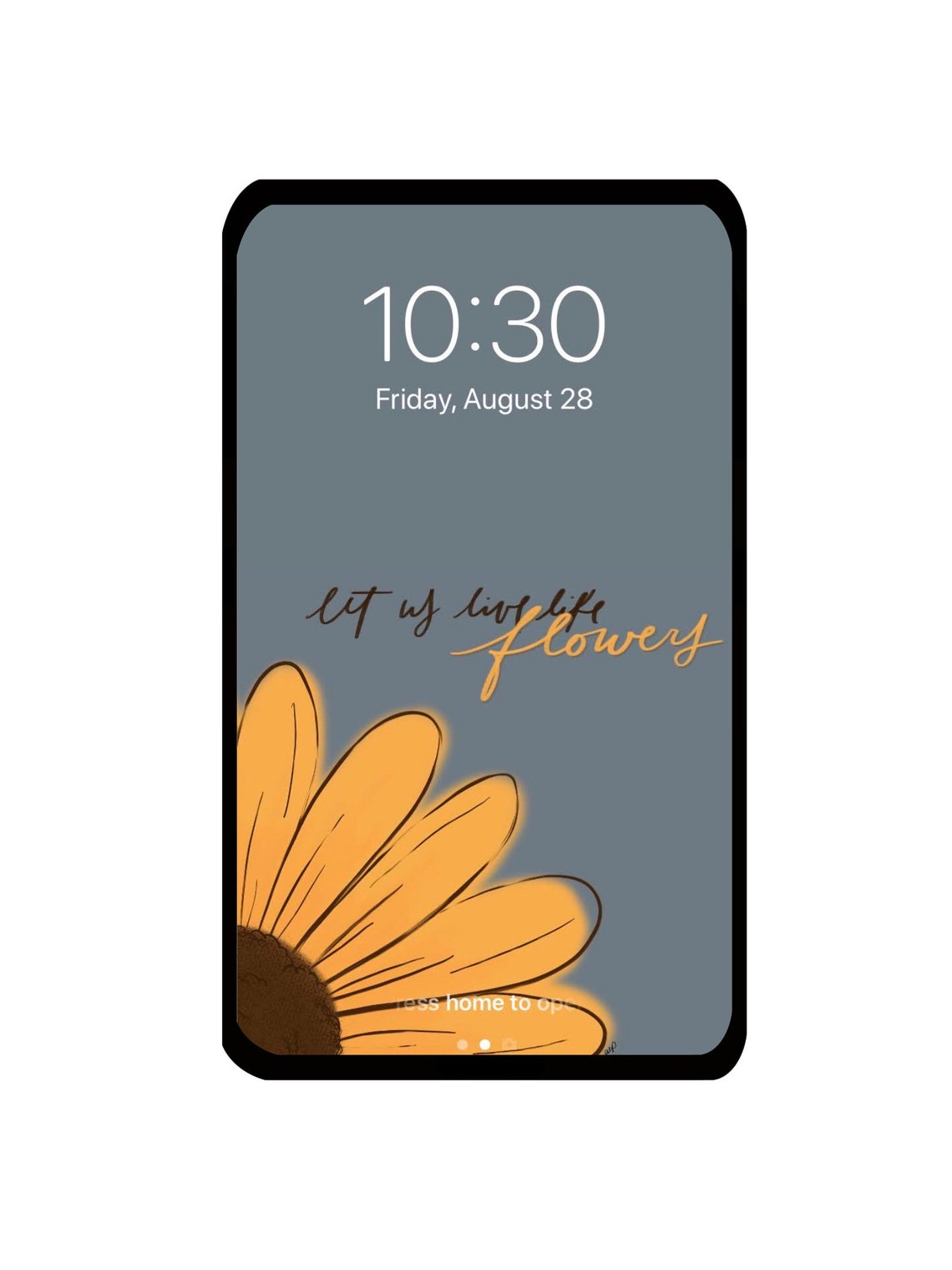 Sunflower Phone Wallpaper / Flower Digital Background / - Etsy