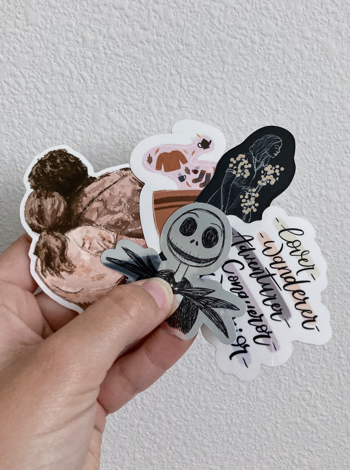 FIVE PACK Autumn Vinyl Stickers / Fall Halloween Inspired | Etsy