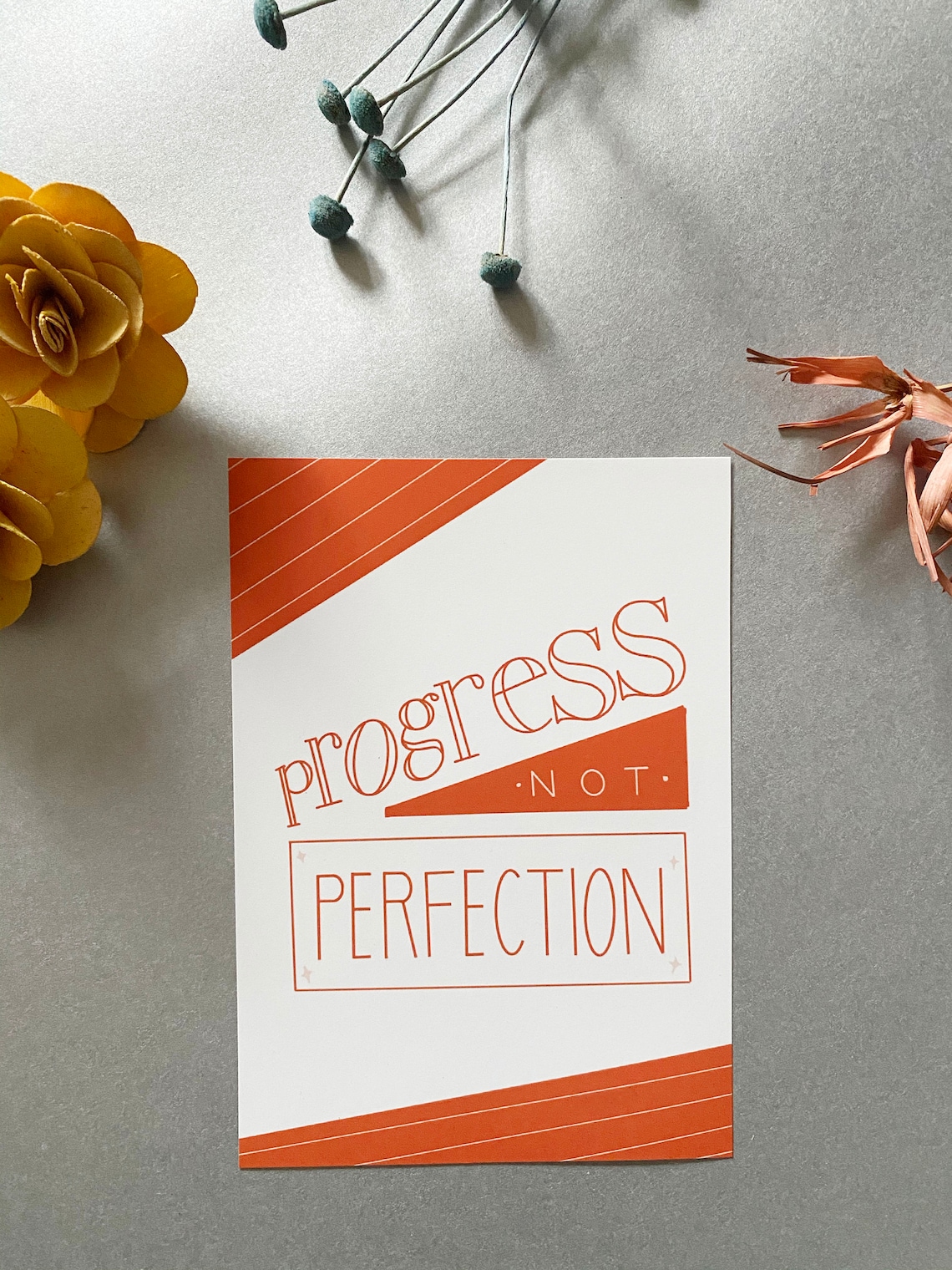 Progress, Not Perfection | Digital Download | Daily Reminder ...