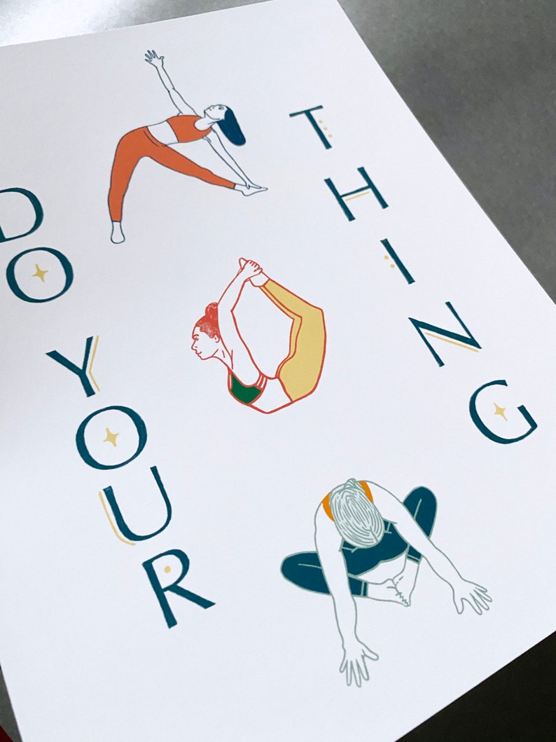 Do Your Thing | Digital Download | Yoga | Printable Art - Etsy