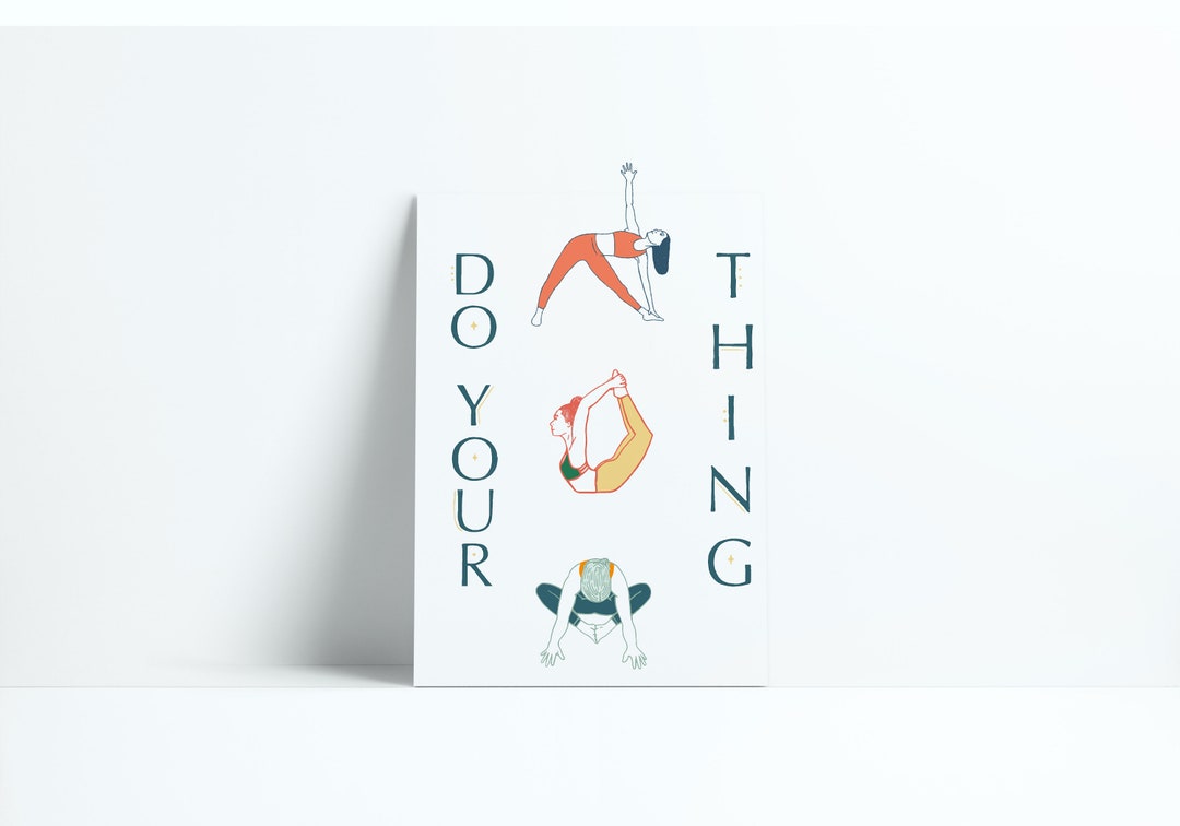 Do Your Thing | Digital Download | Yoga | Printable Art - Etsy