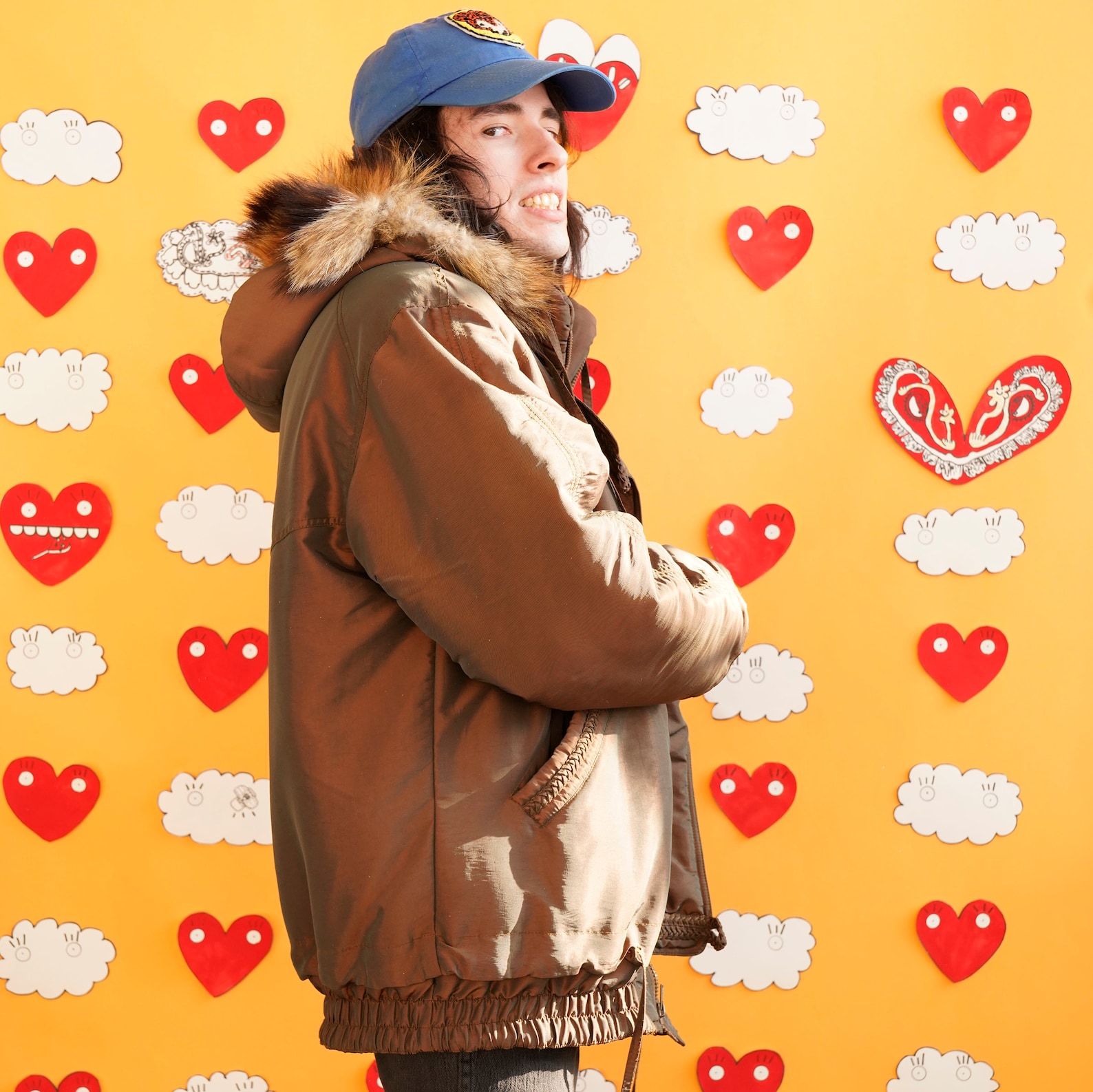 Vintage 80s Reflective Reflector Brown Blue Golden Refractor Zip up ...