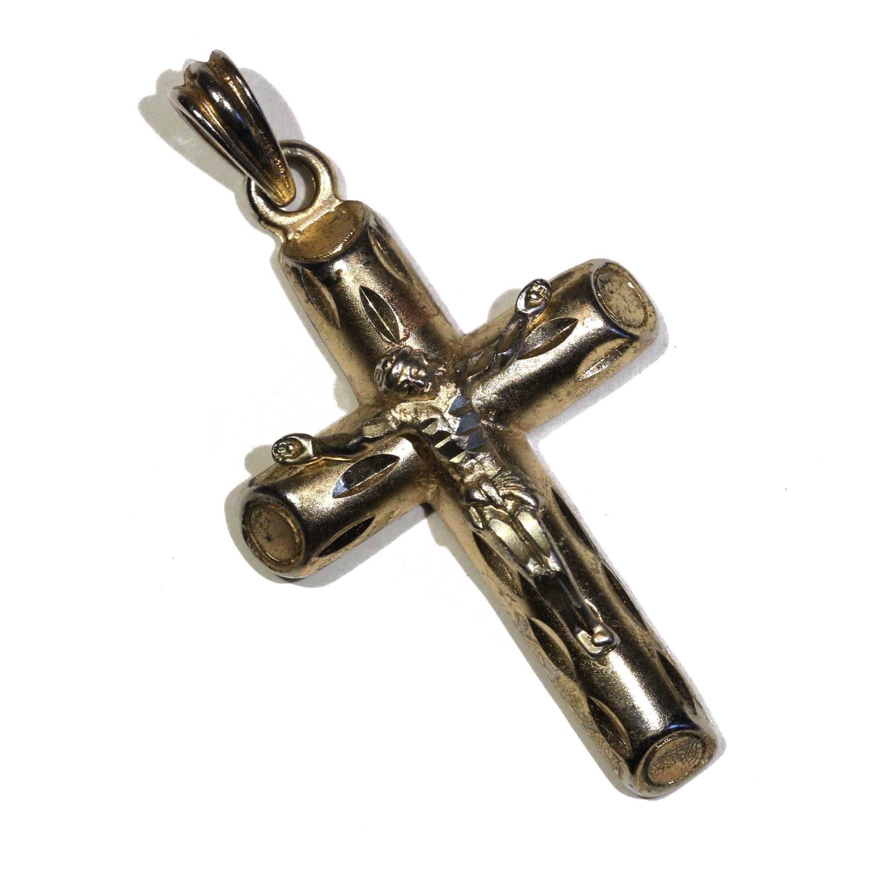 Vintage Sterling 3D Jesus JC Christus Ripped Body of Christ Cut up WWJD ...