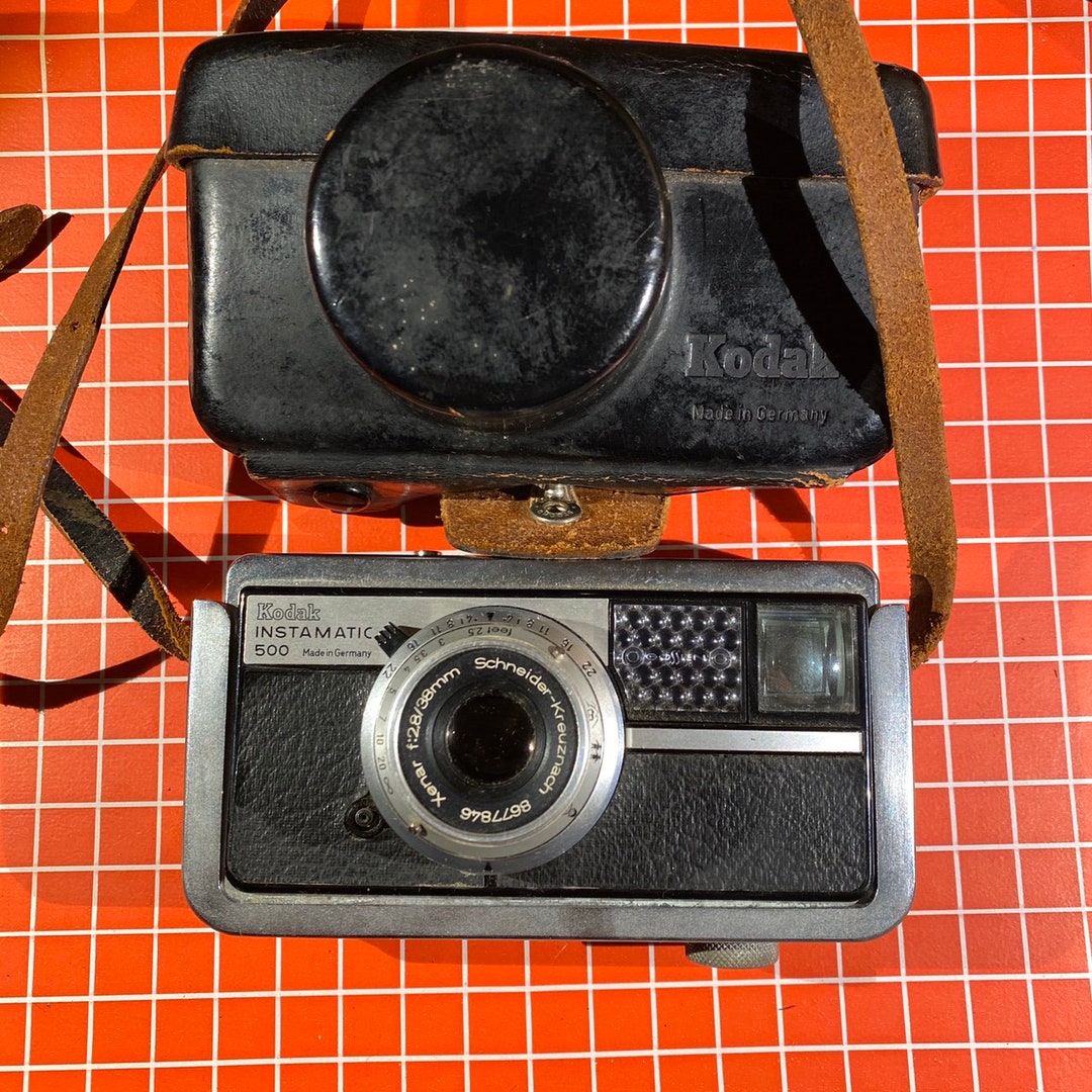 Vintage Kodak Instamatic 500 Point and Shoot Film Camera With Schneider ...