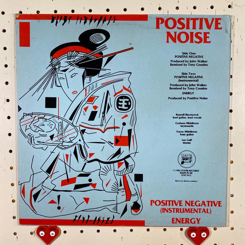 Vintage Positive Noise Positive Negative Statik Records - Etsy