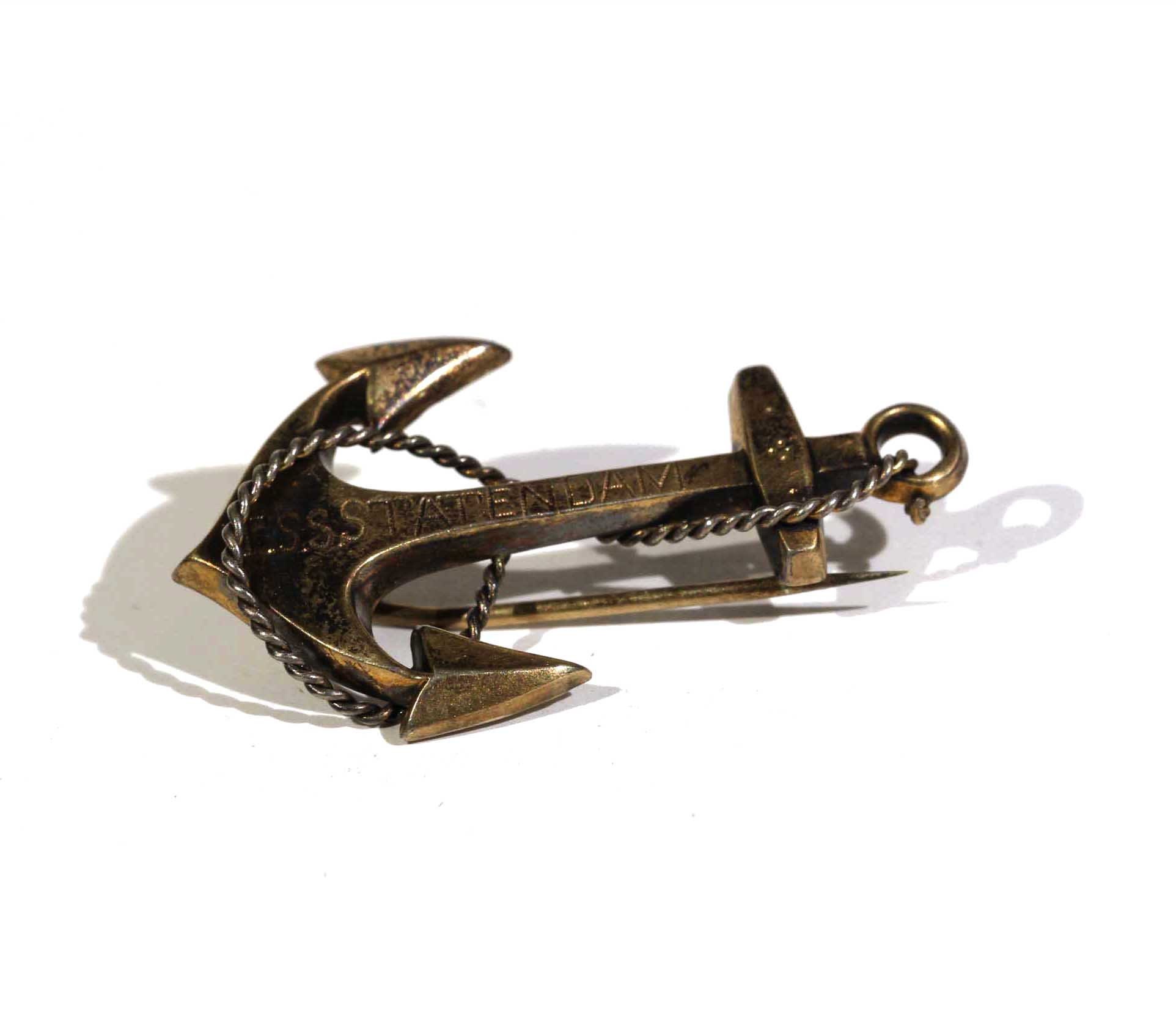 Vintage T. S. S. Statendam Gold Filled Gold or Sterling Nautical ...