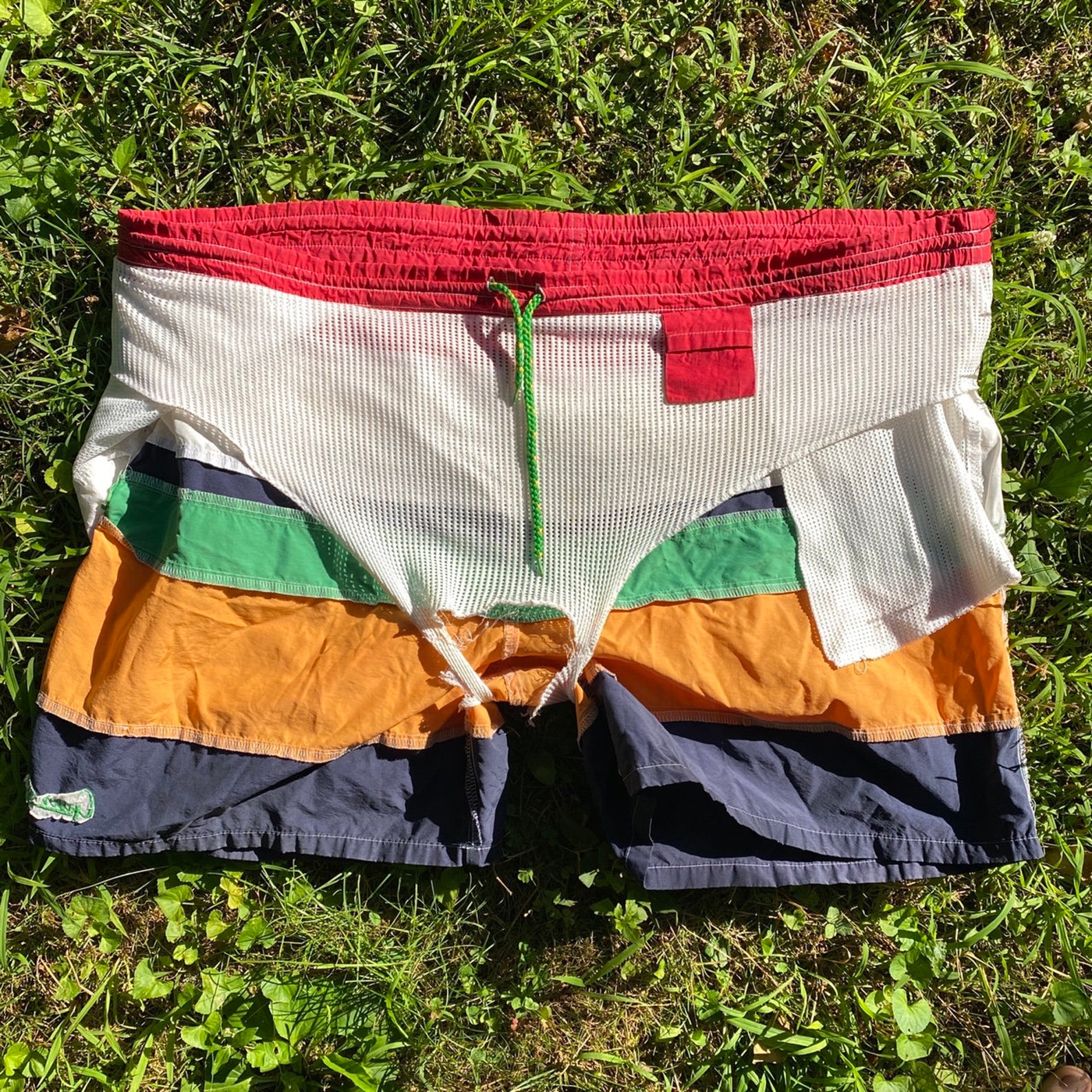 Rare Givenchy Activewear Swim Shorts Trunks Rainbow Stripe - Etsy