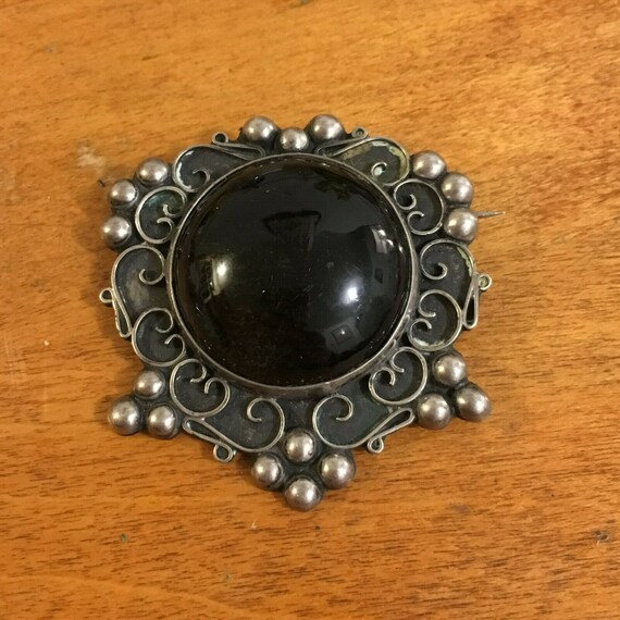 Mexican Jamie Quiroz Alba 980 Silver Large Tribal Mex… - Gem