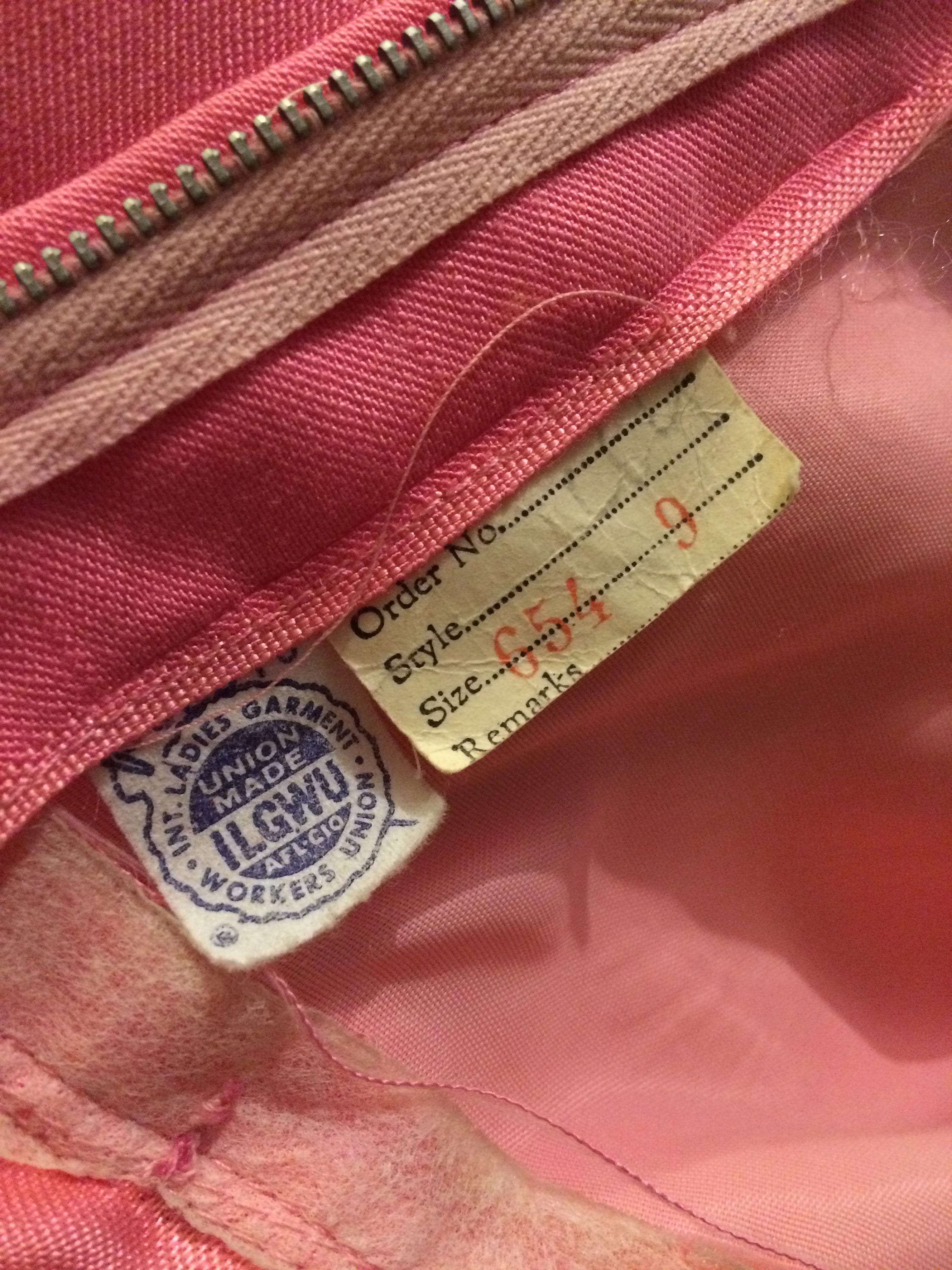 International Ladies Garment Workers Union Label