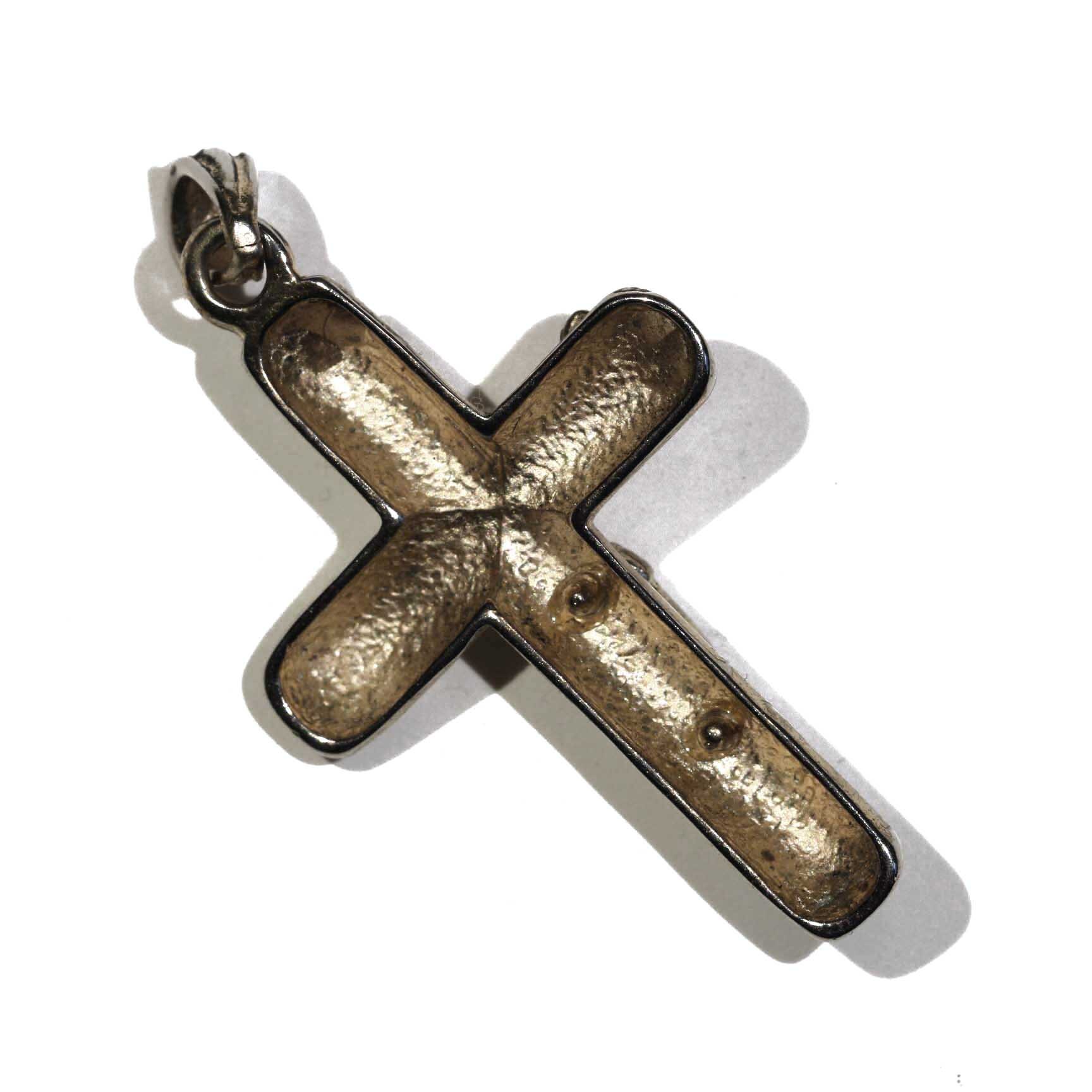 Vintage Sterling 3D Jesus JC Christus Ripped Body of Christ Cut up WWJD ...