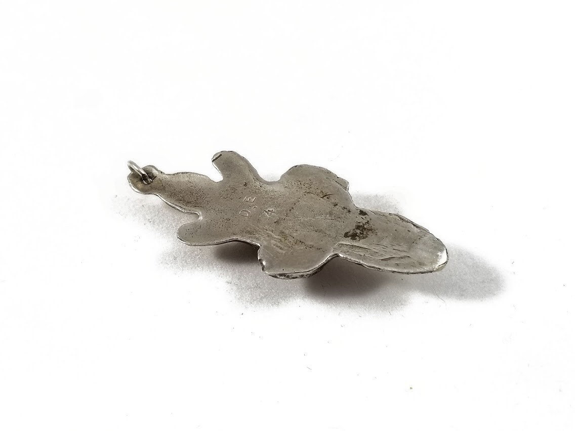 Vintage Beaver Effigy Trade Silver North American Indian Fur Trade ...