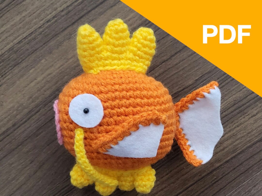 Magikarp Crochet Amigurumi Pattern - Etsy