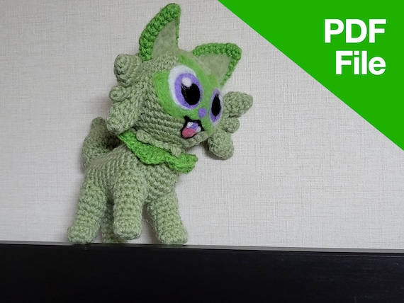 Sprigatito Crochet Amigurumi Pattern - Etsy