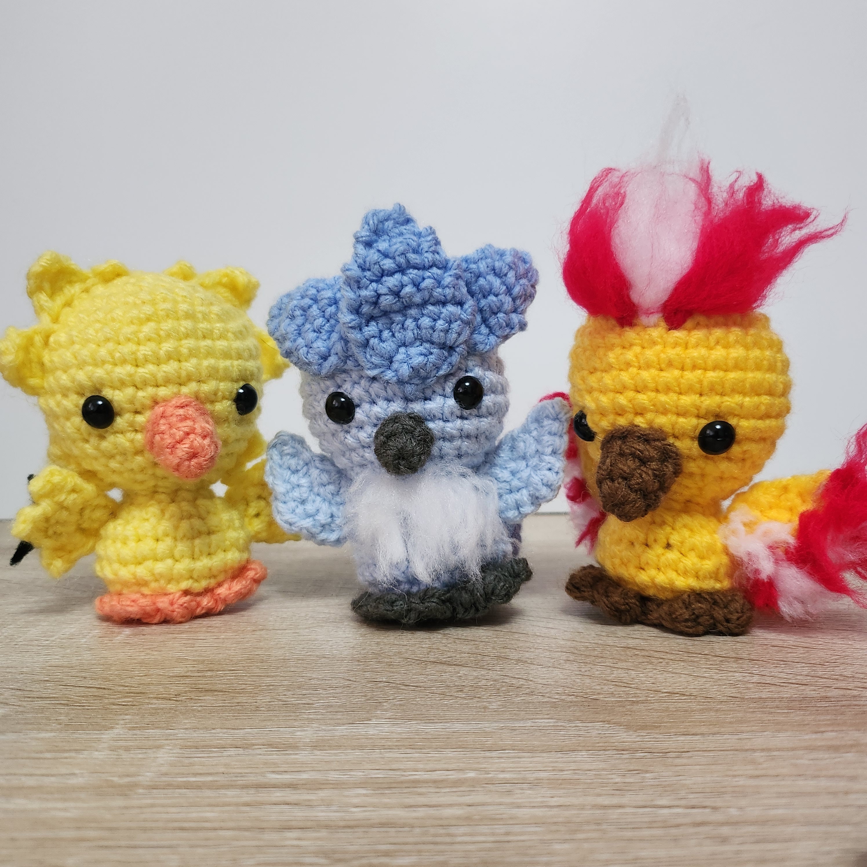 Legendary Birds Crochet Amigurumi - Articuno, Zapdos, Moltres - Etsy