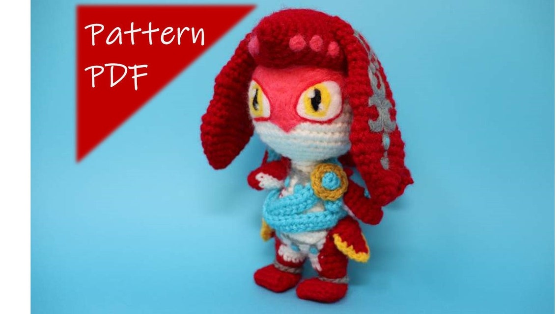 Princess Mipha Amigurumi Pattern - Etsy