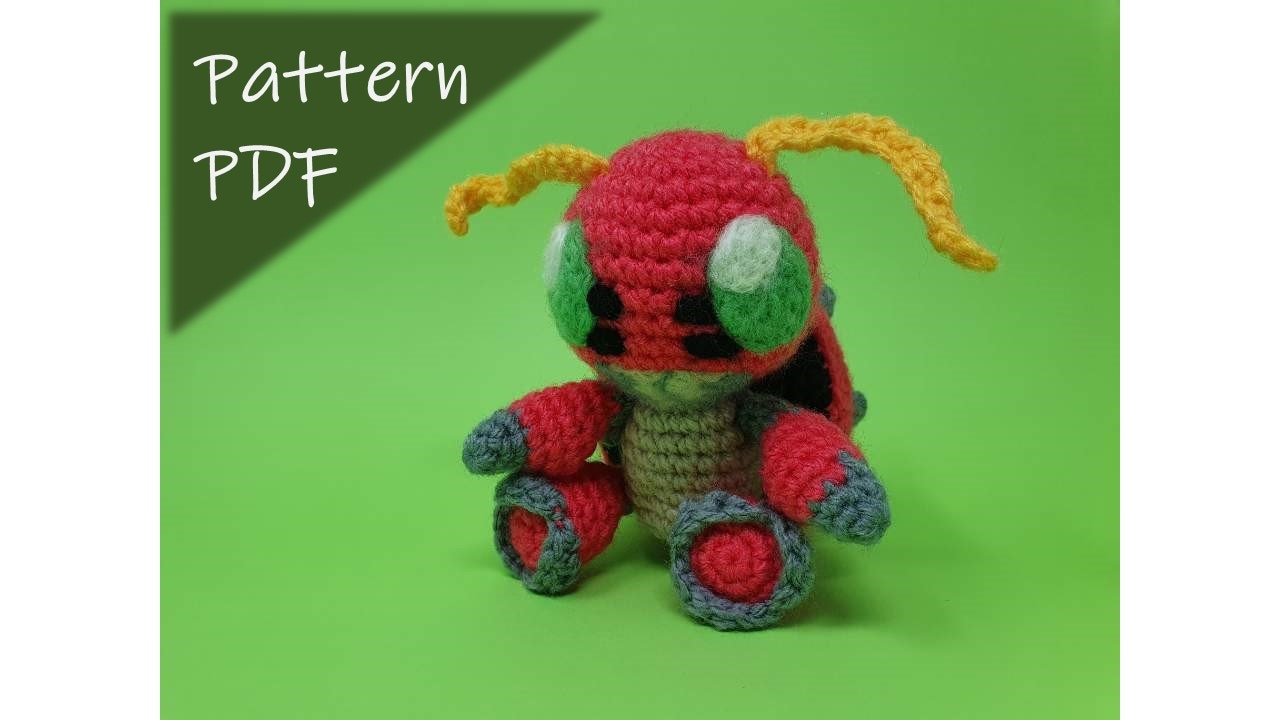 Tentomon Crochet Amigurumi Pattern - Etsy Canada