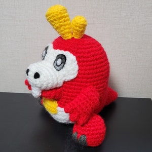 Fuecoco Crochet Amigurumi Pattern - Etsy