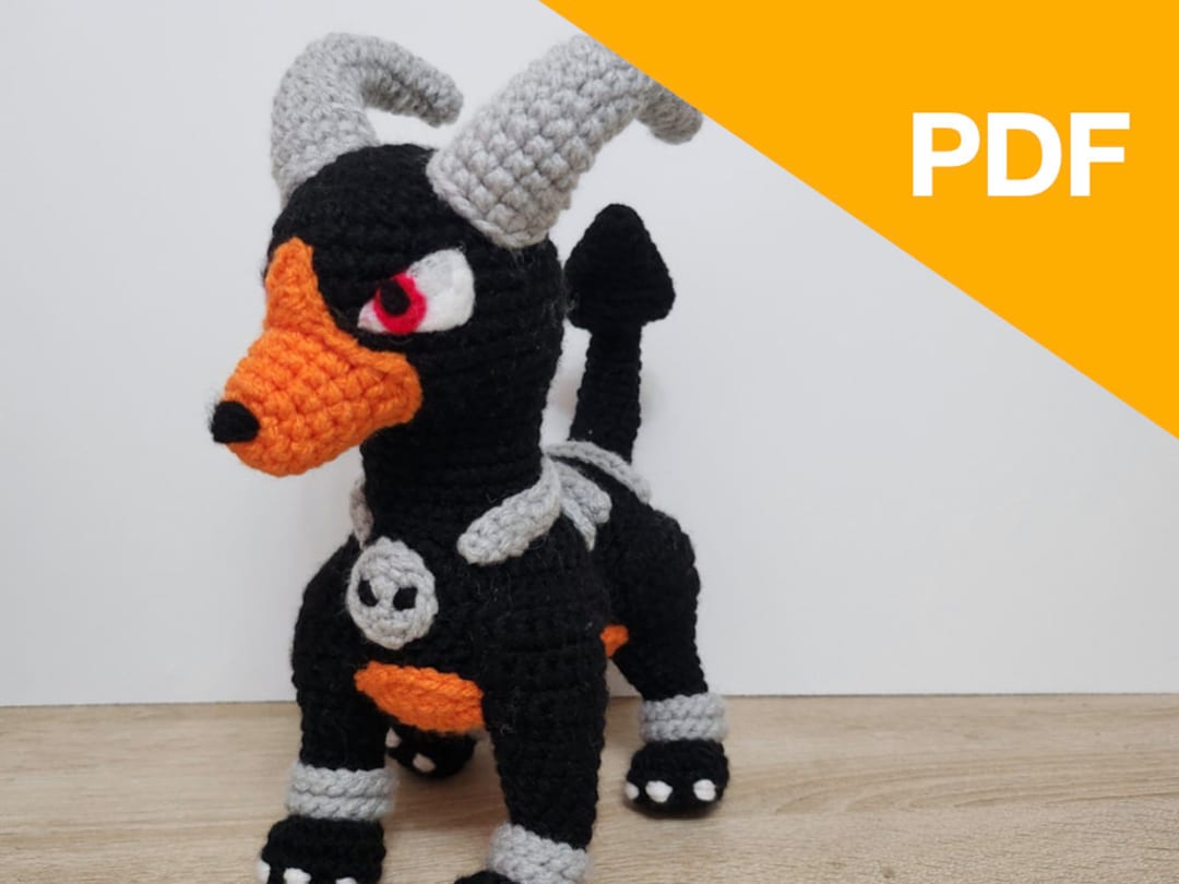 Houndoom Amigurumi Pattern - Etsy