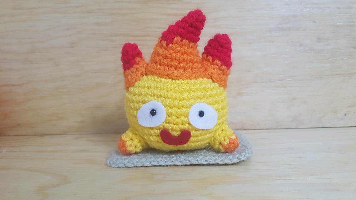 Calcifer Amigurumi Crochet Pattern - Etsy