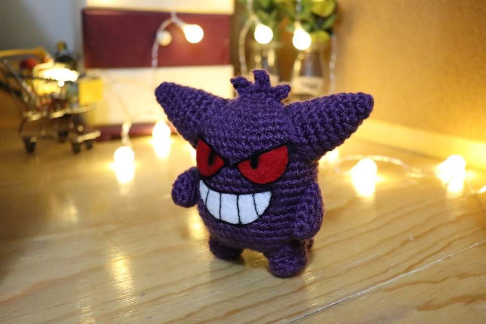 Gengar Haunter Gastly Amigurumi Bundle Crochet Pattern - Etsy Canada