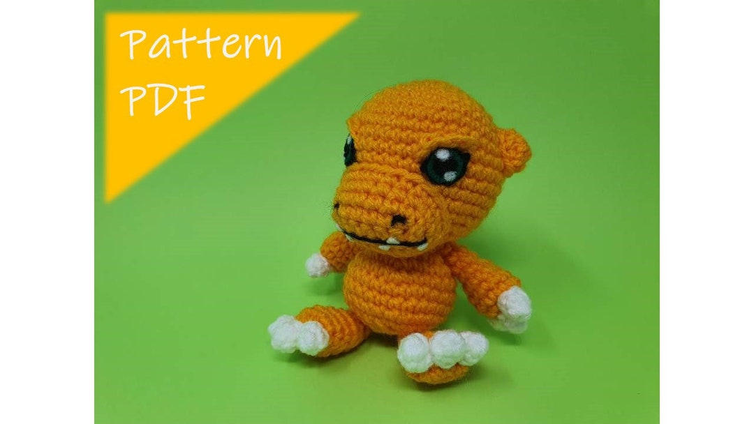 Agumon Crochet Amigurumi Pattern - Etsy