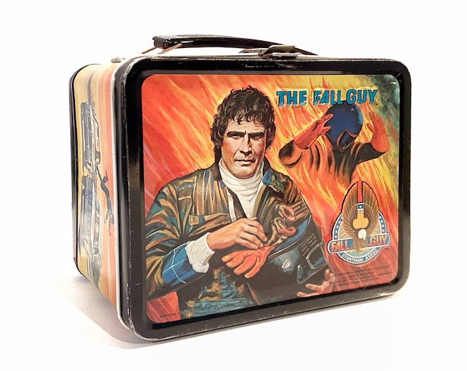 Vintage 1981 the Fall Guy Metal Lunchbox, the Fall Guy Lunchbox With ...