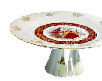Iridescent Cake Stand - Etsy