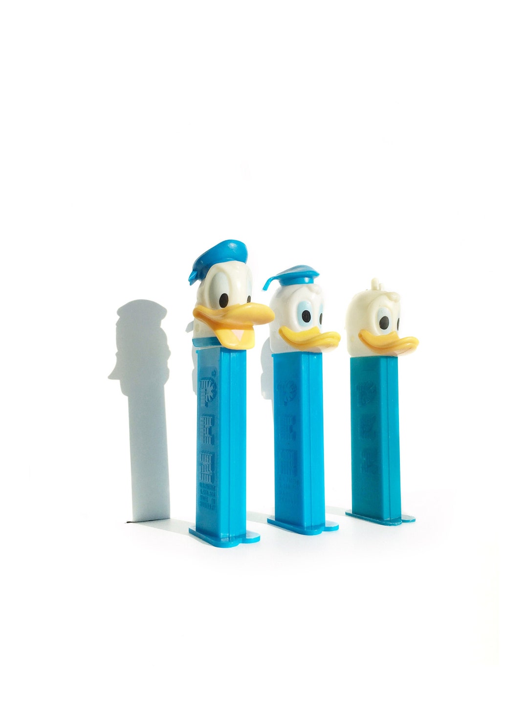 Vintage Donald Duck Pez Dispensers: Hungary & Austria, Set of 3 - Etsy