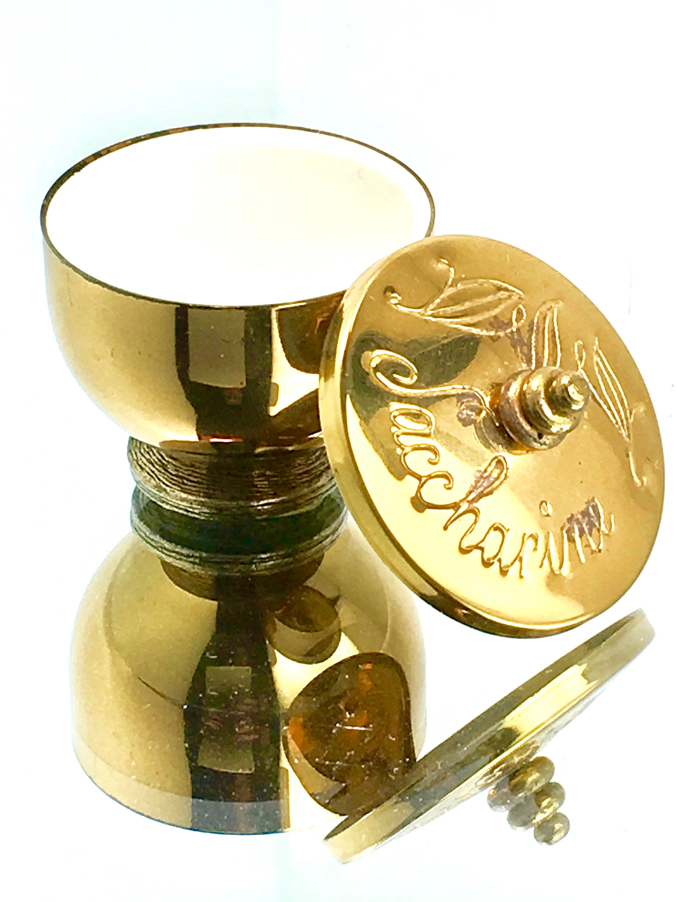 Vintage Brass Saccharine Holder, Retro Coffee Sweetener Server ...