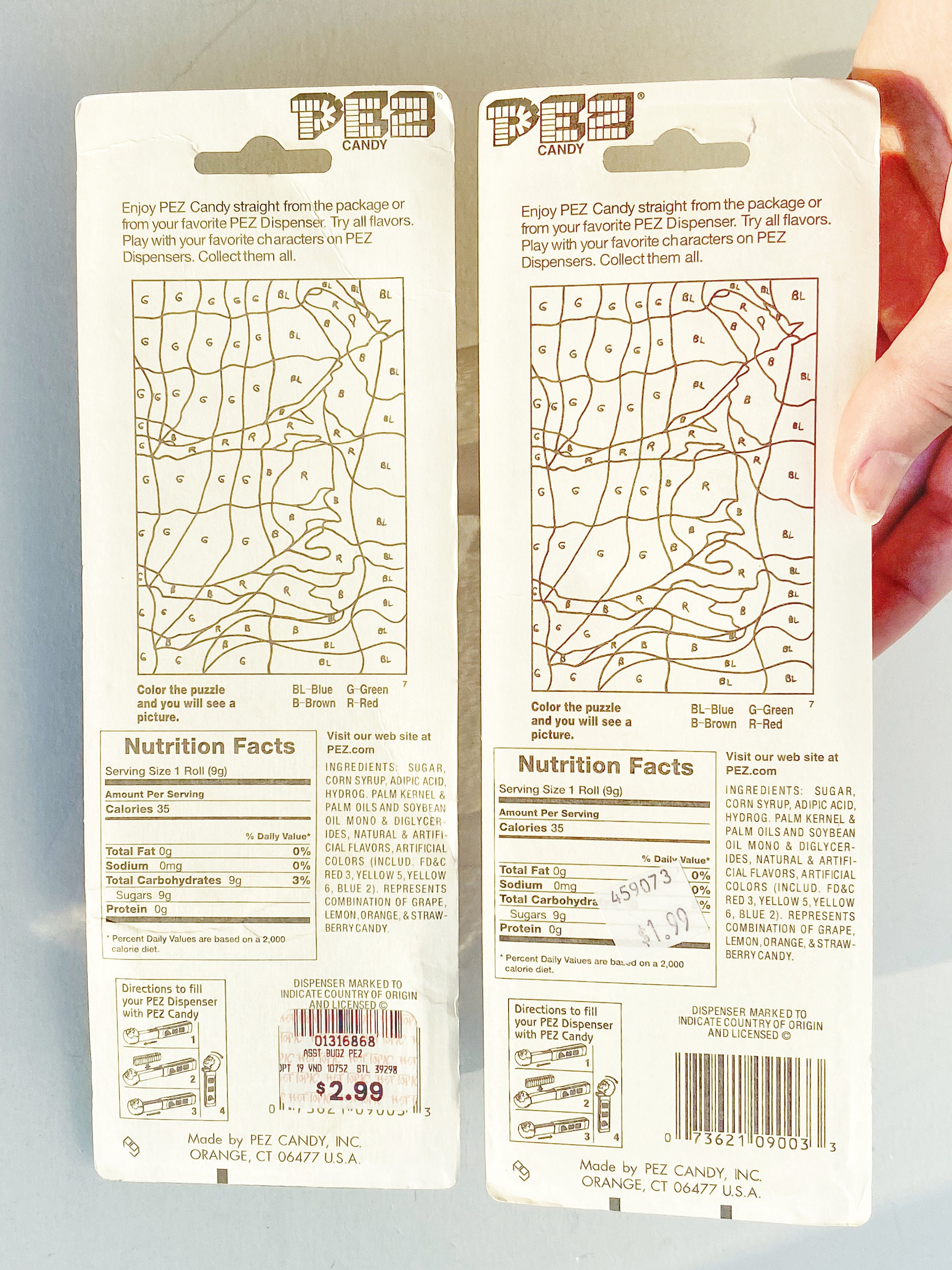 Vintage Its A Bugs Life Pez Candy Dispensers in Original Package, Sam ...