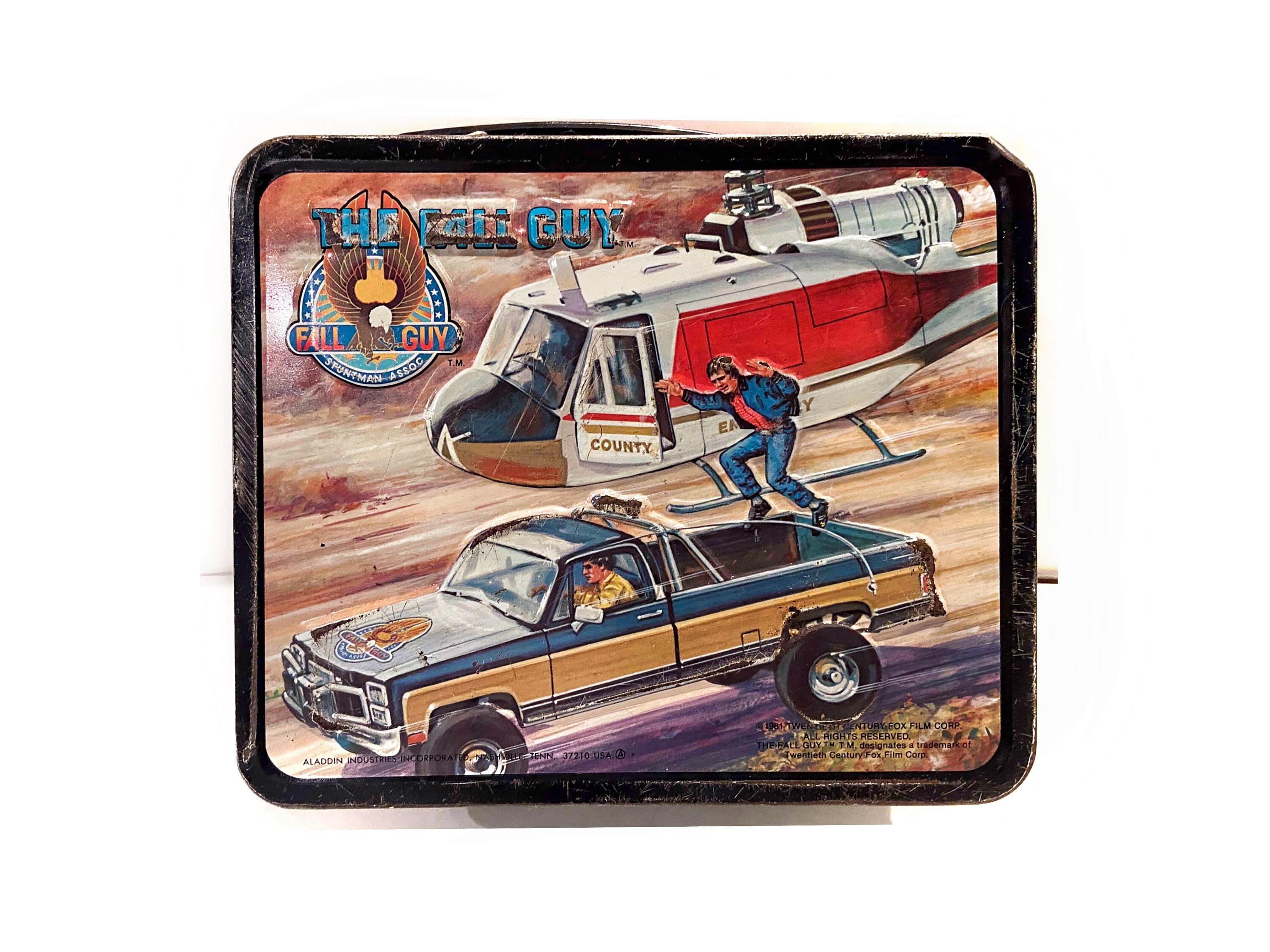 Vintage 1981 the Fall Guy Metal Lunchbox the Fall Guy - Etsy