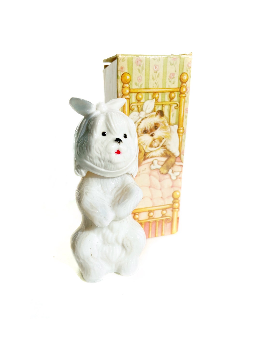 Vintage Avon Terrier Dog Cologne Decanter - Full in Box - Etsy