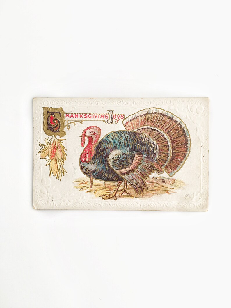 Rare George Washington One Cent Stamp, 1912 Embossed Thanksgiving ...