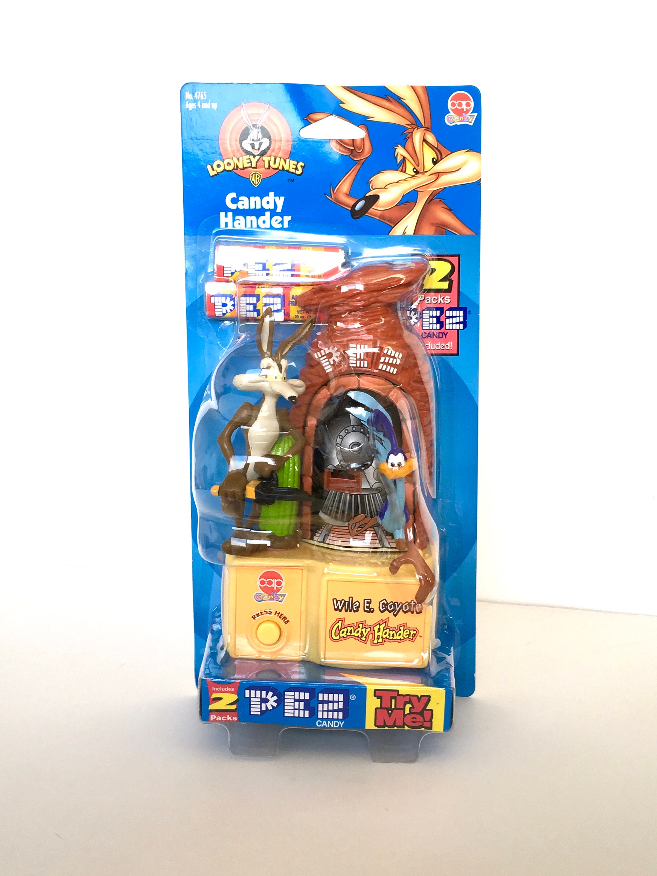 Vintage Pez Candy Hander-looney Toons Pez Candy Dispenser Wile E ...
