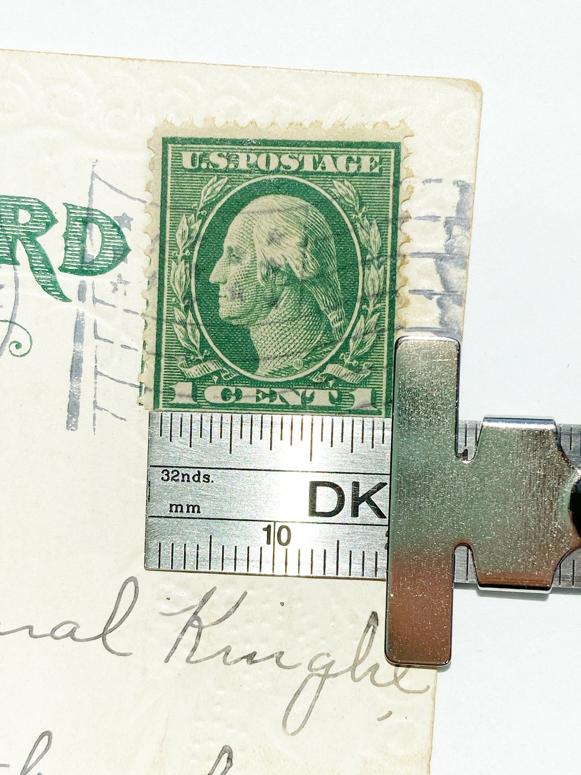 Rare George Washington One Cent Stamp 1912 Embossed | Etsy