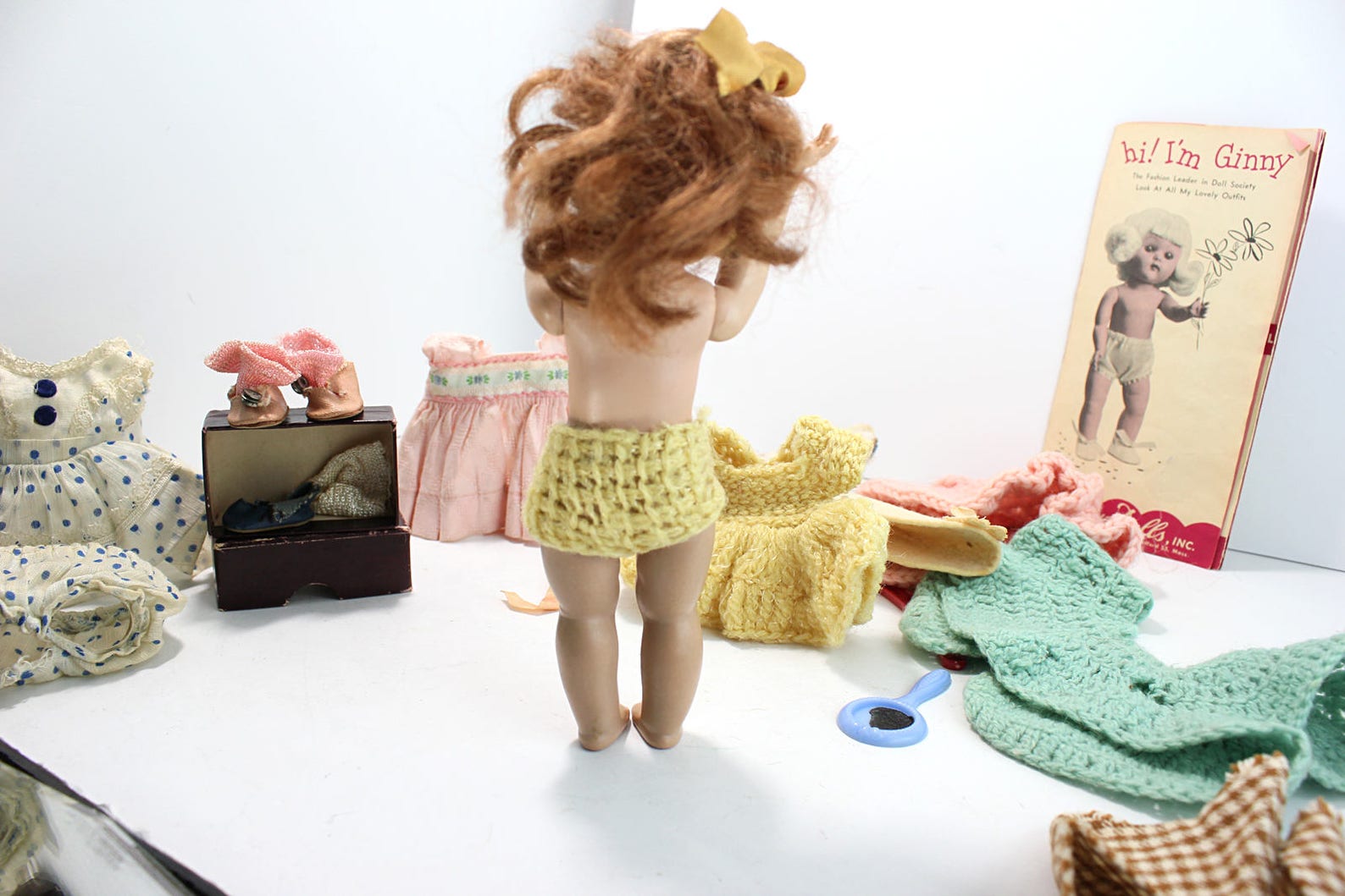 Vintage Vogue Ginny Donna Doll Auburn Red Hair 1952 RARE - Etsy