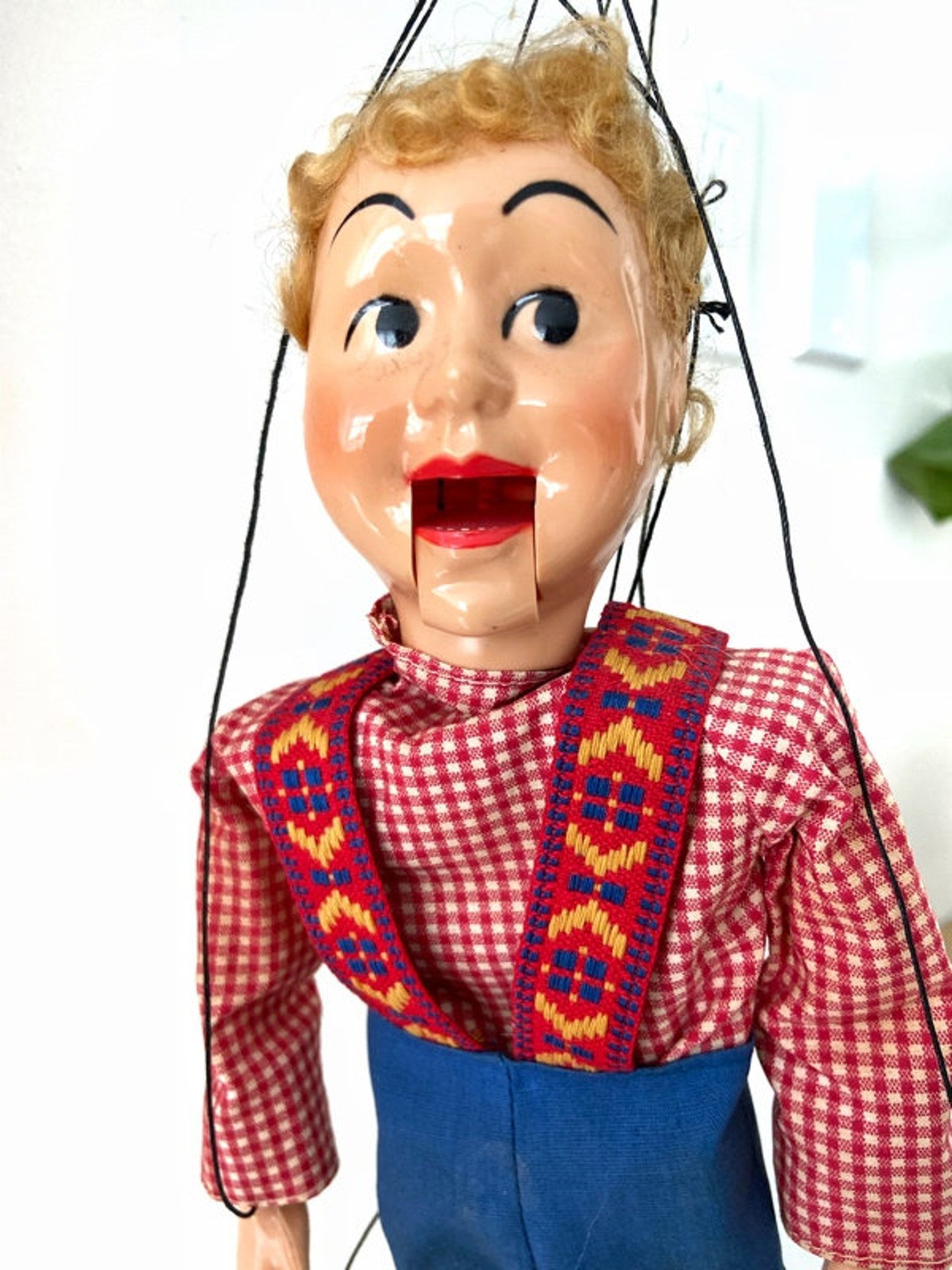 Vintage Hazelles Hansel Marionette Puppet: 1950s Talking Toy - Etsy