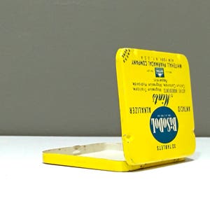 Vintage Tin Bisodol Mints Whitehall Pharmacal Co Alkalizer Mints Empty ...