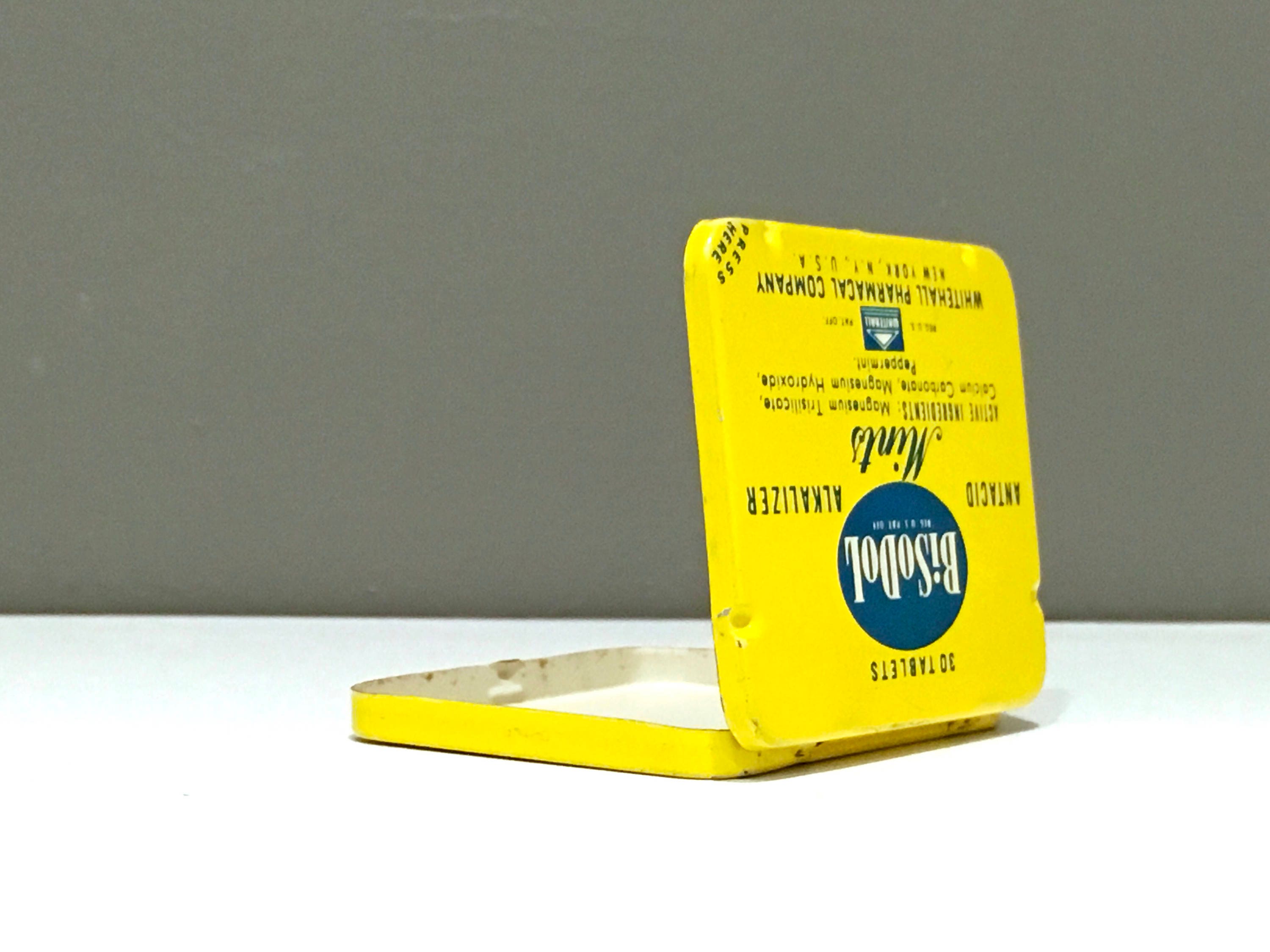 Vintage Tin Bisodol Mints Whitehall Pharmacal Co Alkalizer Mints Empty ...