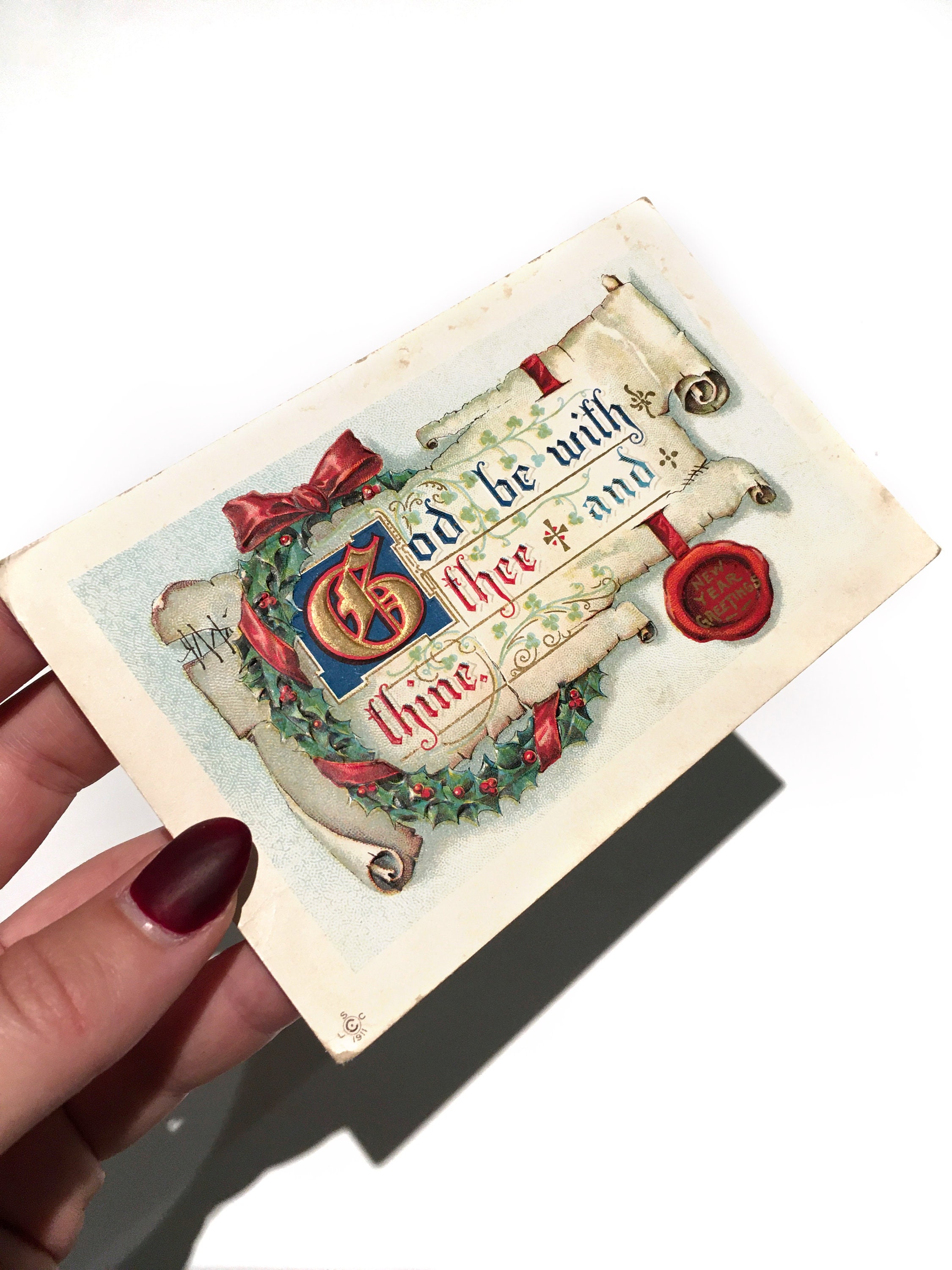 Rare 1911 Benjamin Franklin One Cent Stamp on 1900s Postcard - Etsy