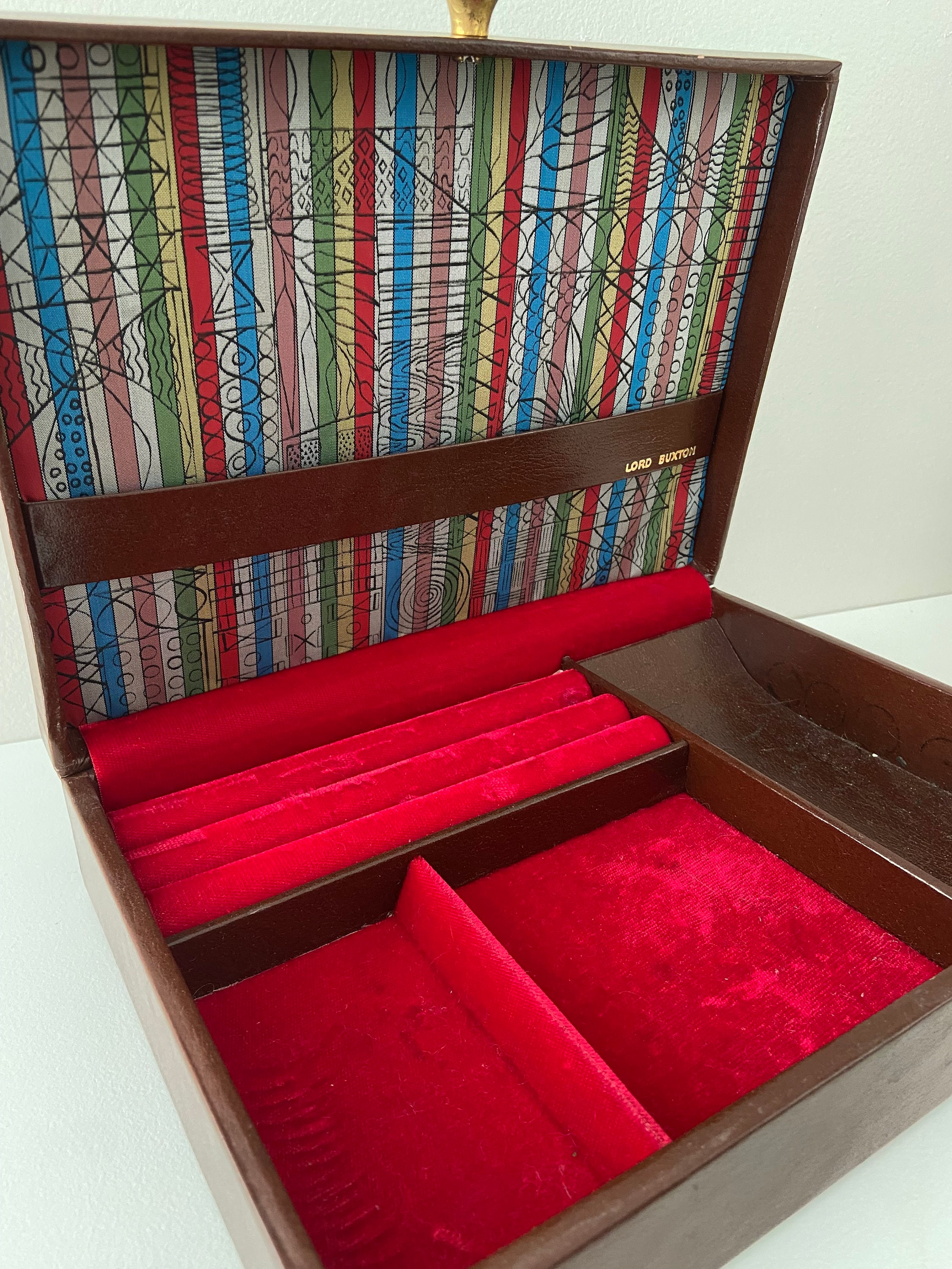 1960s Lord Buxton Vintage Mens Jewelry/trinket Box Mid - Etsy