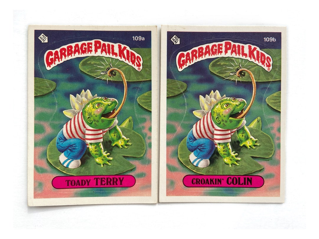 1986 Topps Garbage Pail Kids Card Toady TERRY Garbage Pail Kids 1986 ...