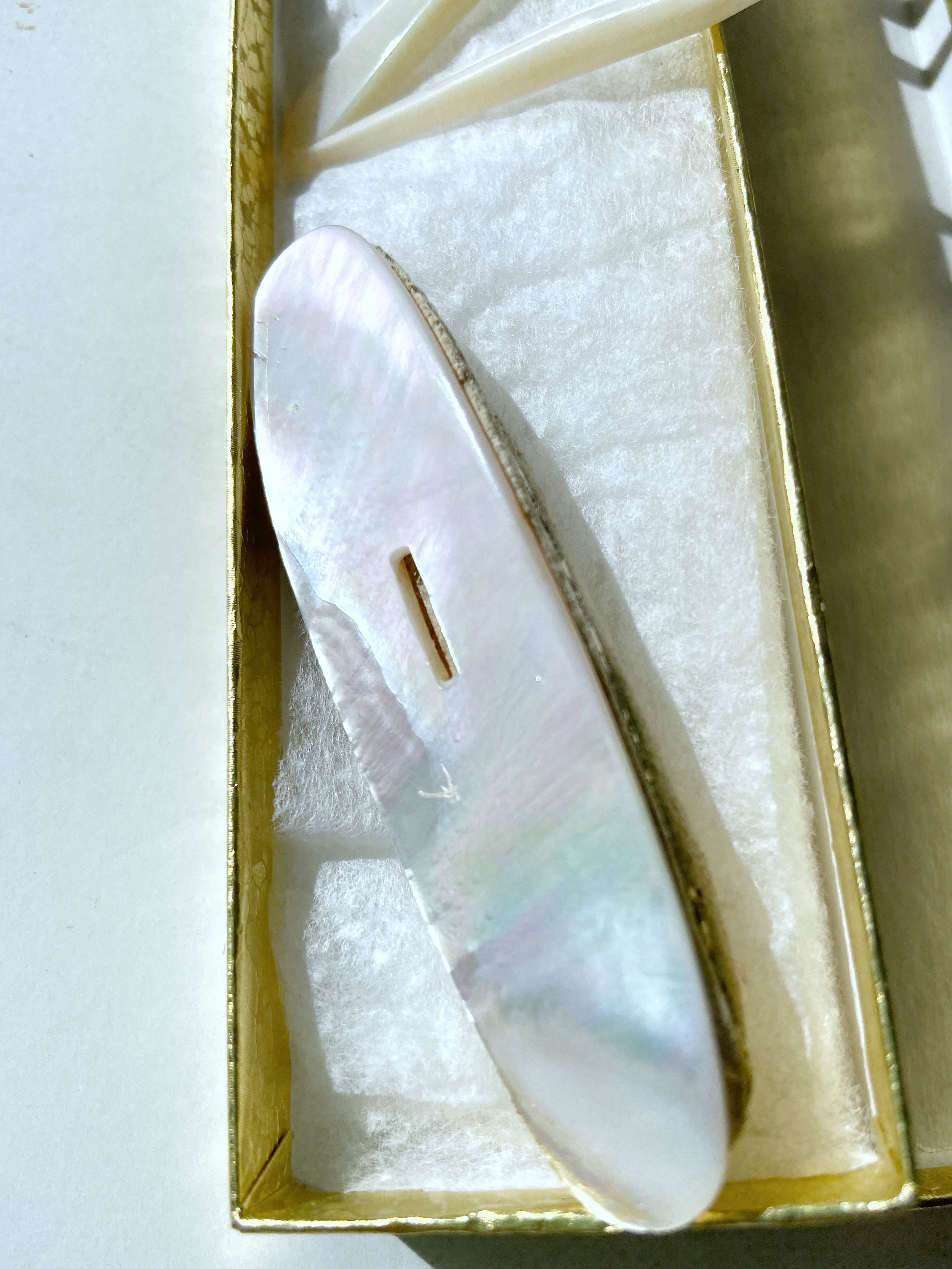 Vintage Mother of Pearl Handled Professional Manicure 6 Piece Set ...